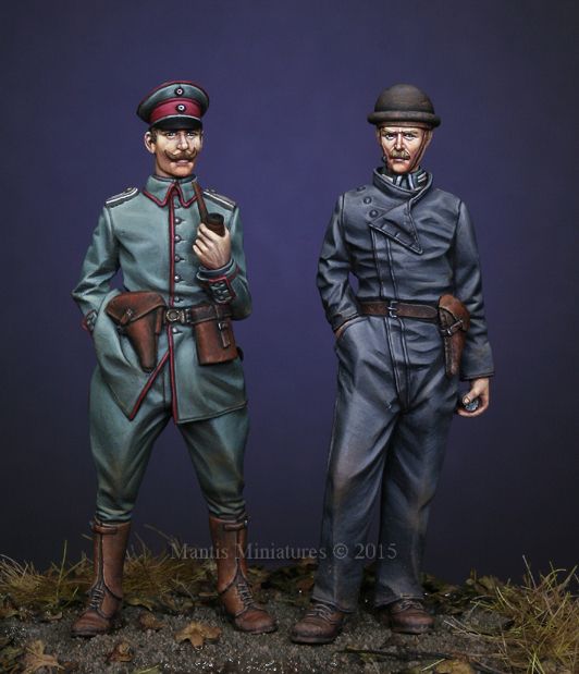 1:35 WW1 German Officer & Tanker