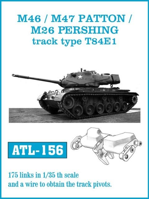 1:35 M46m / M47 PATTON / M26 PERSHING track type T84E1