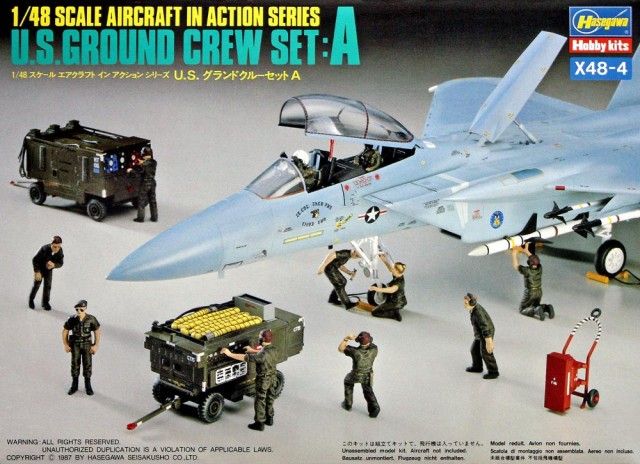 1:48 US Ground Crew Set: A
