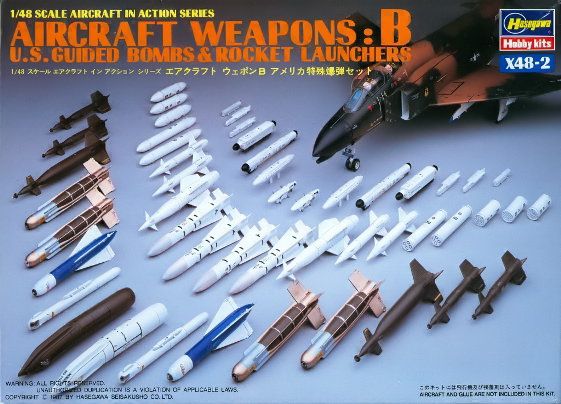 1:48 Weapons Set B - US Guided Bombs & Rocket Launchers