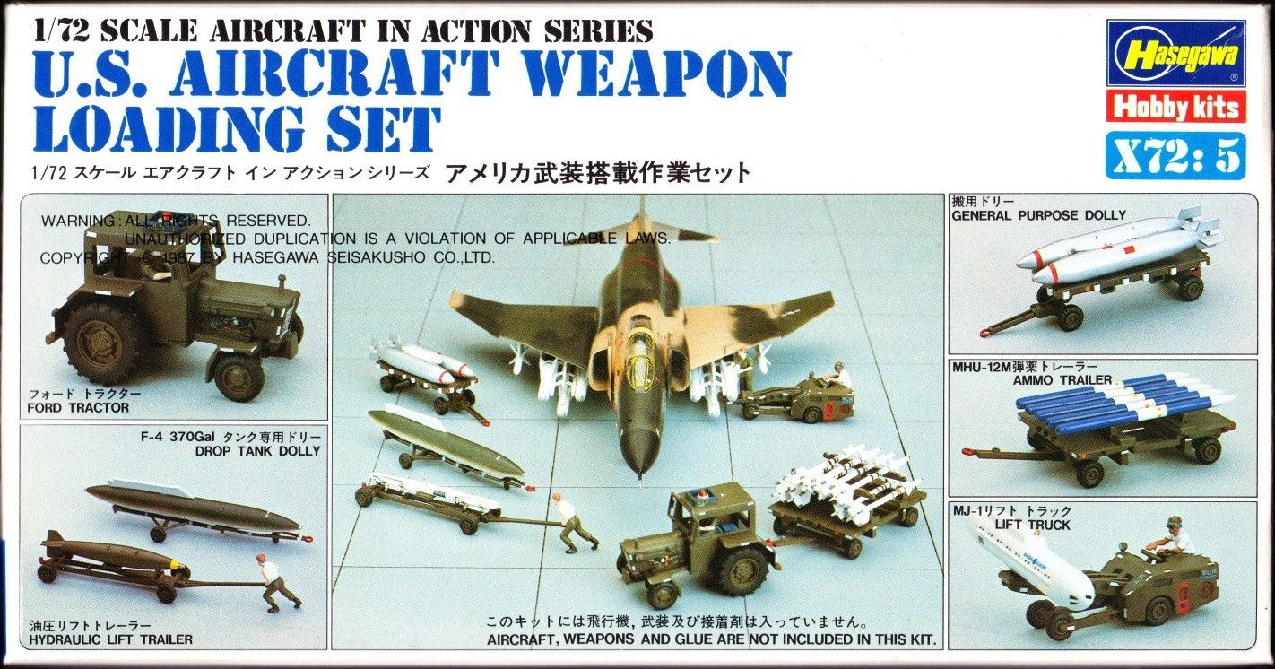 1:72 U.S. Aircraft Weapons Loading Set