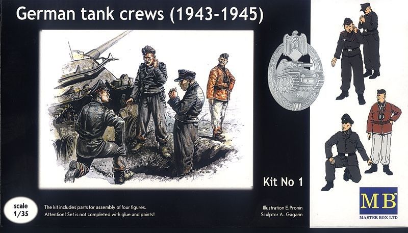1:35 German Tank Crew (1943-1945)