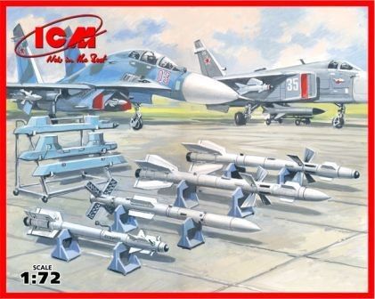 1:72 Soviet Air-to-Air Aircraft Armament (R-27ER: R-27ET: R-73: R-77 ...