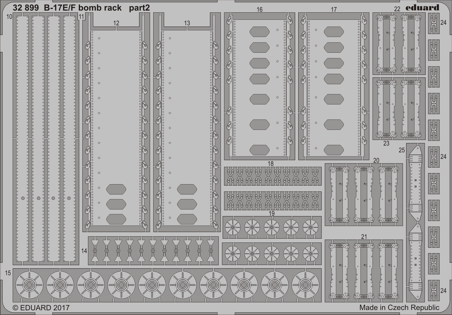 1:32 B-17E/F bomb rack