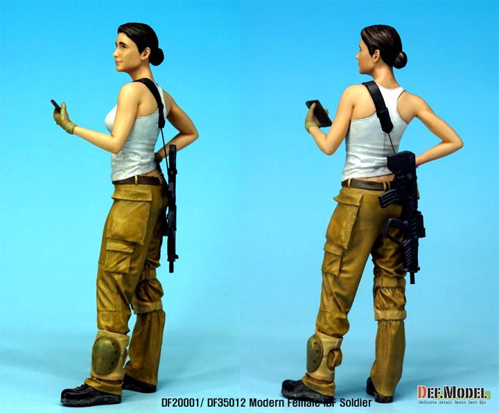 1:35 Modern IDF Female Soldier