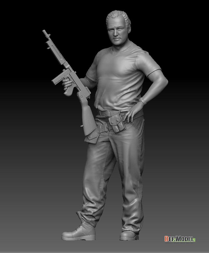 1:35 U.S. Army Tank commander in Sahara 1942