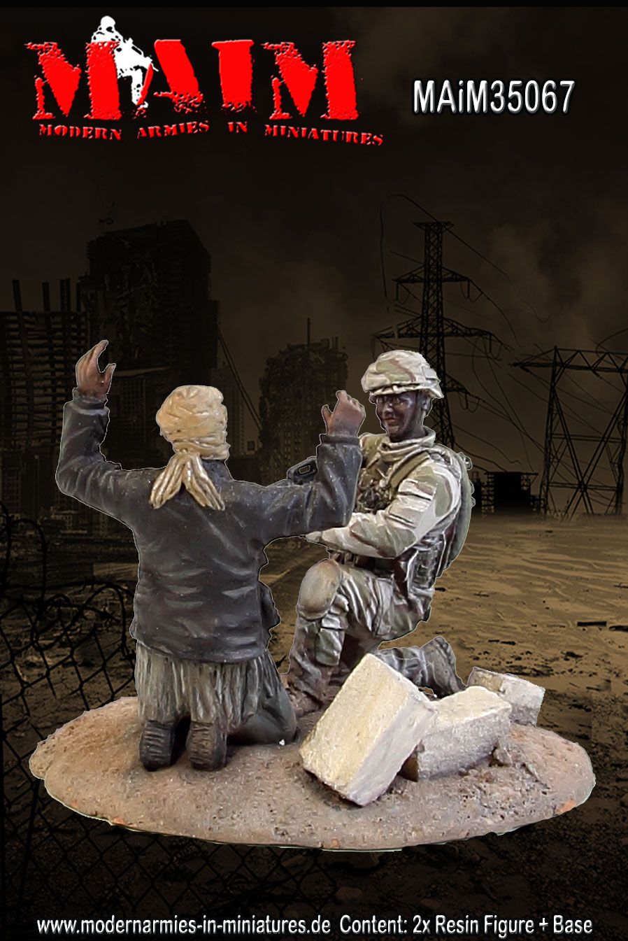 1:35 US Army Soldier with capt. Insurg. (2 Fig.)