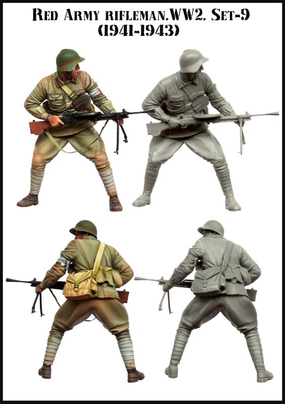 1:35 WWII Red Army Rifleman 1941-1943 Set #9 (1 Figure)