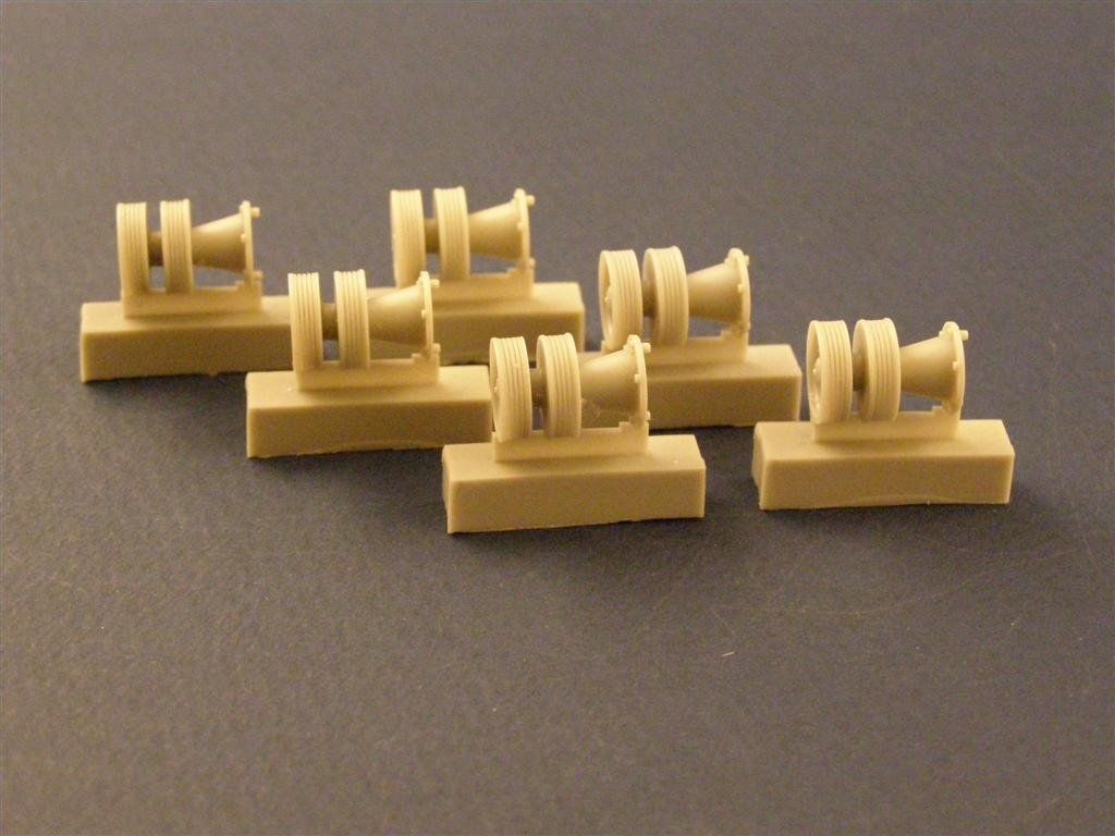 1:35 Burn out Return Rollers for KVI/II Tanks