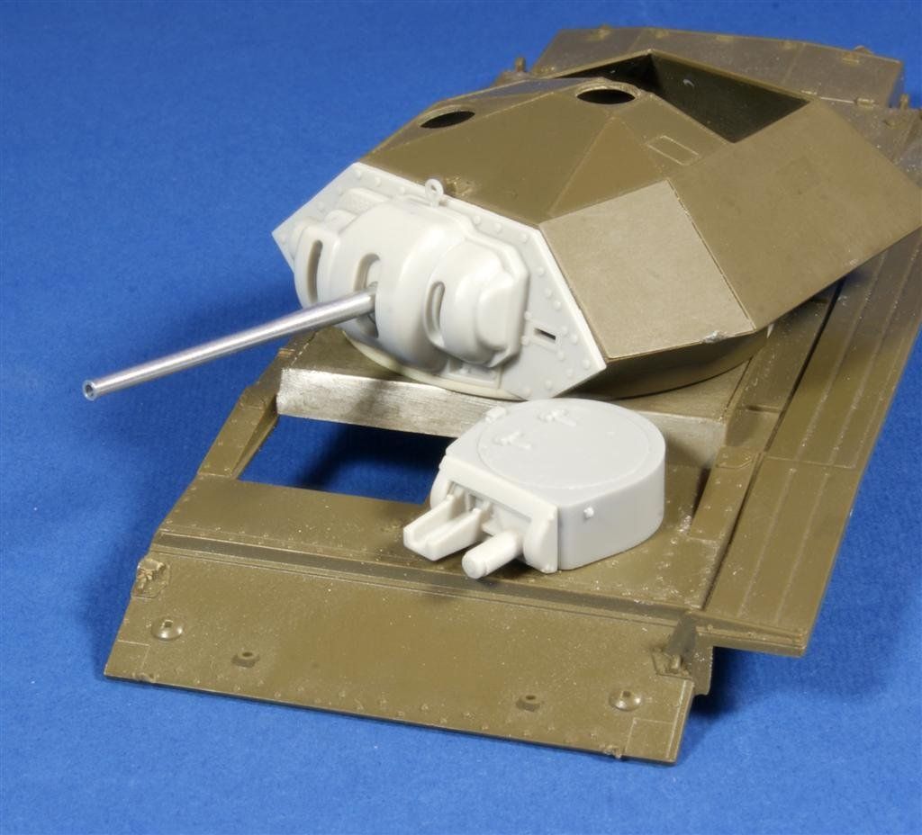 1:35 Mantlet & MG Turret for Crusader I/II Tanks
