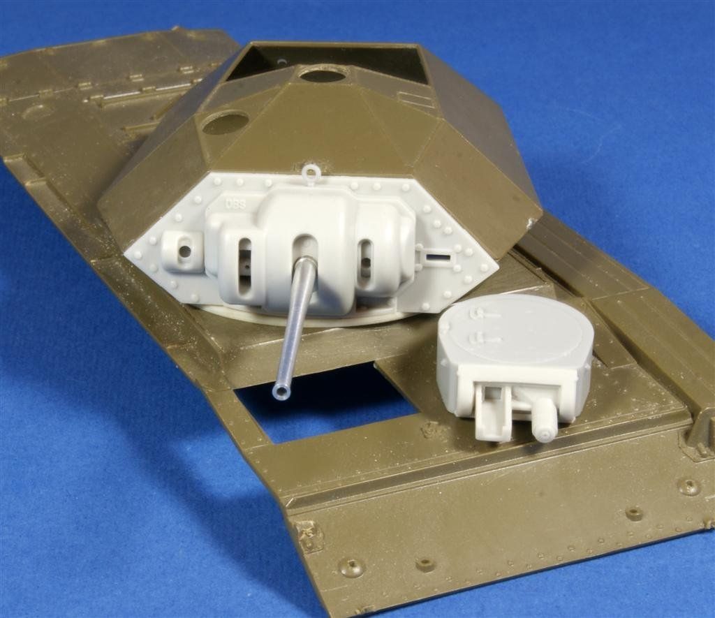1:35 Mantlet & MG Turret for Crusader I/II Tanks