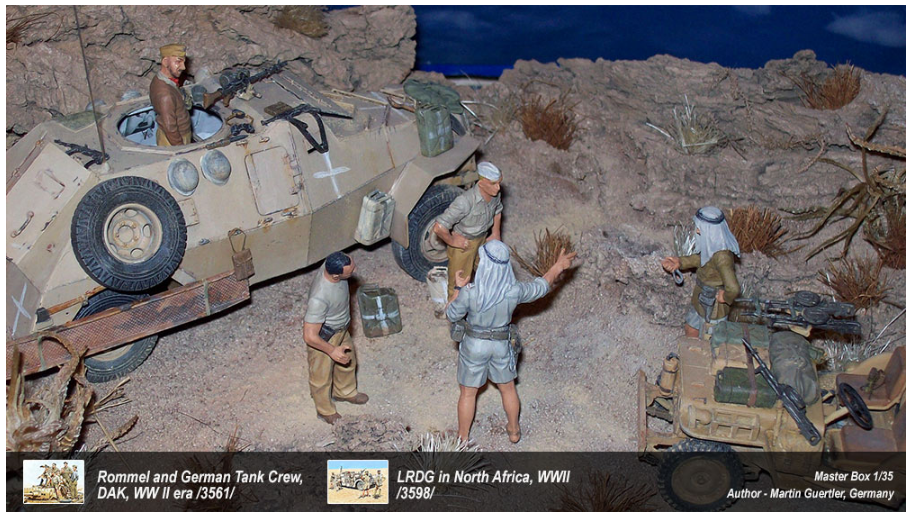 1:35 Rommel and German Tank Crew