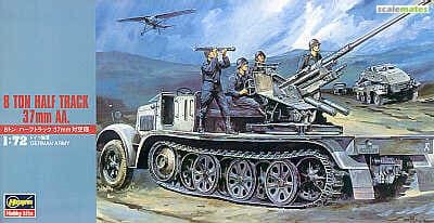 1:72 8 Ton Half Track 37mm AA. German Army