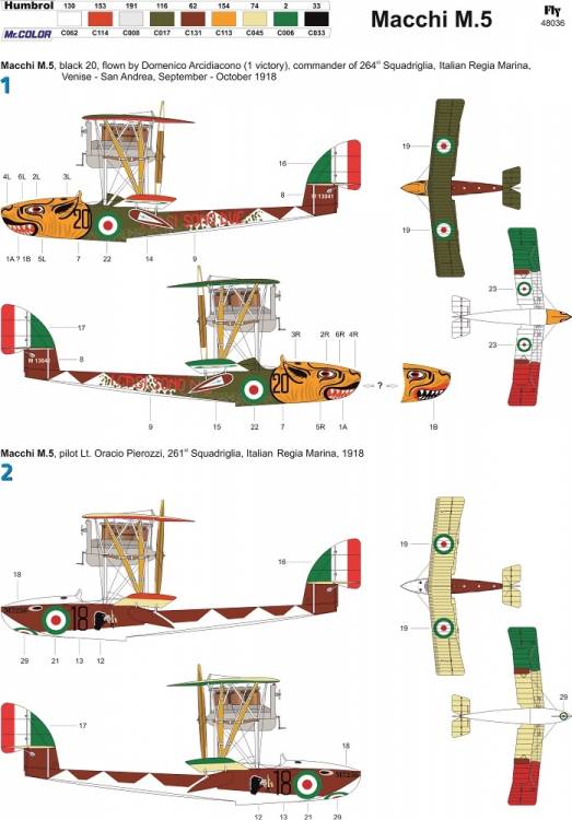 1:48 MACCHI M.5 Italian flying boat