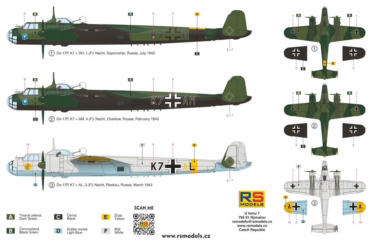 1:72 Dornier Do 17 P
