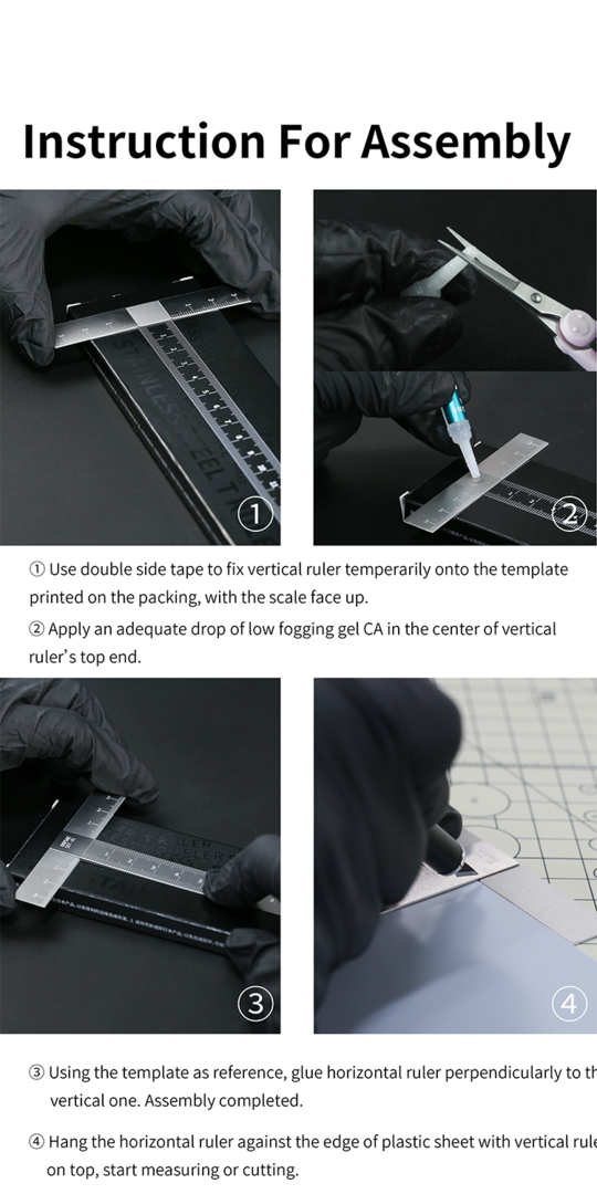 SST-01 Stainless Steel T-Ruler