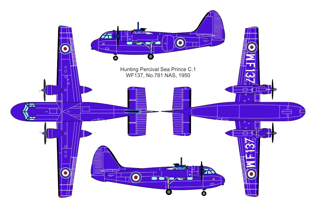 1:72 Percival P.50 Sea Prince C.1 (Royal Navy)