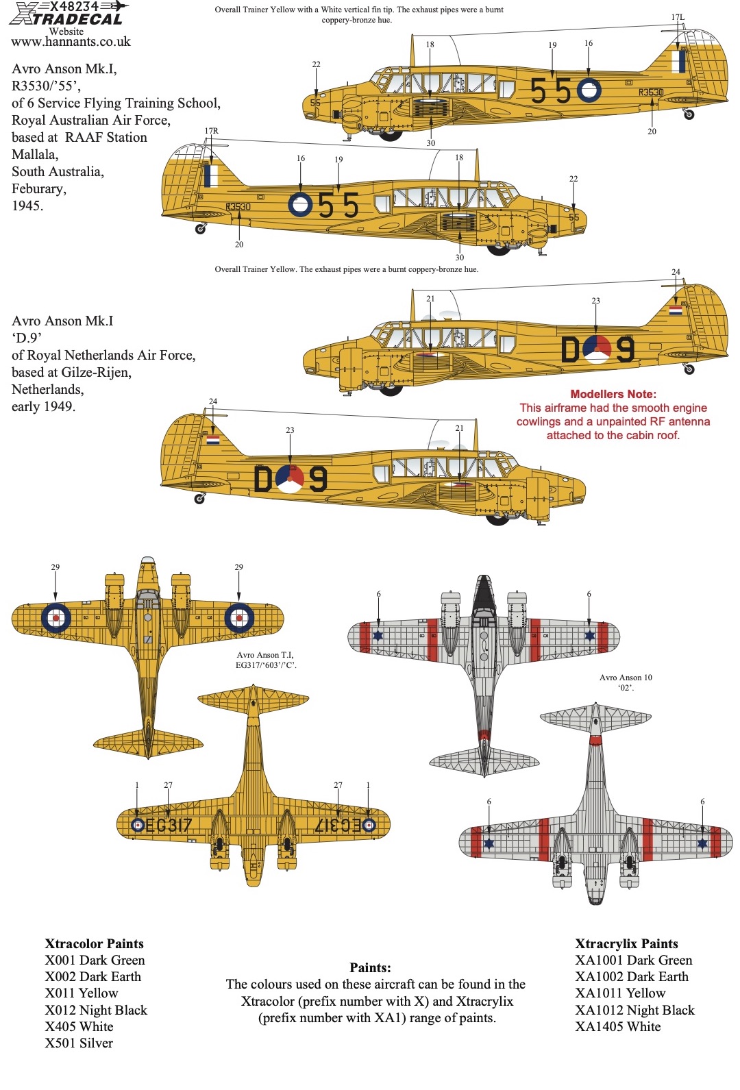 1:48 Avro Anson Mk.I Part 4