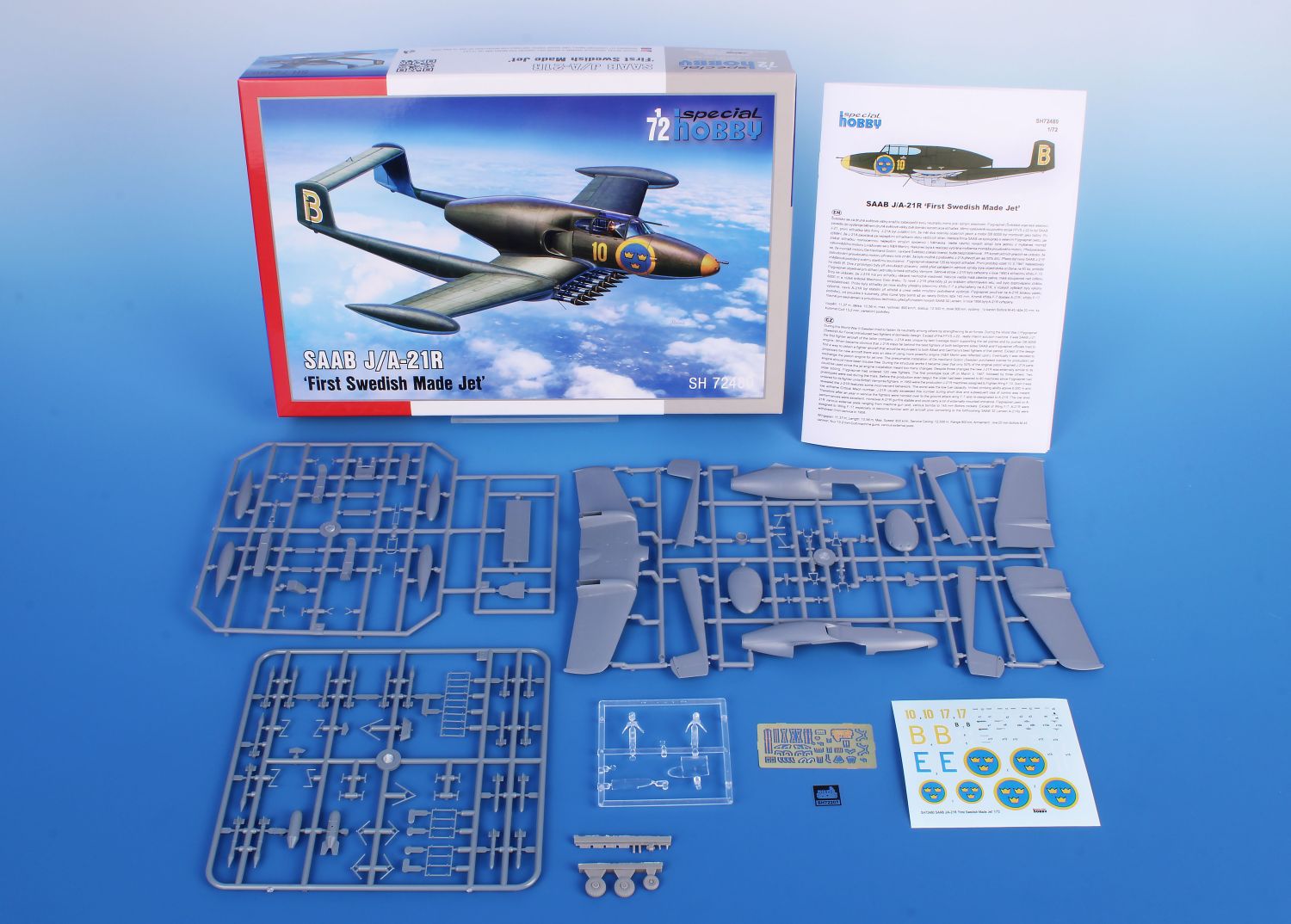 1:72 SAAB J/A-21R ‘First Swedish Made Jet’