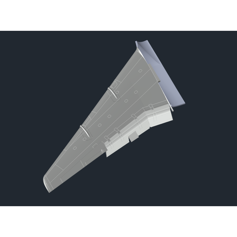 1:144 DC-8 30 LANDING FLAPS