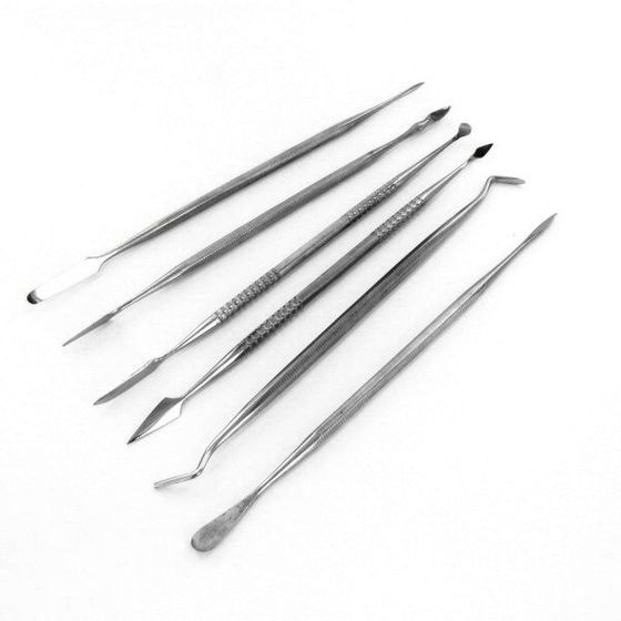 6 Pce Stainless Steel Carvers Double Ended Set