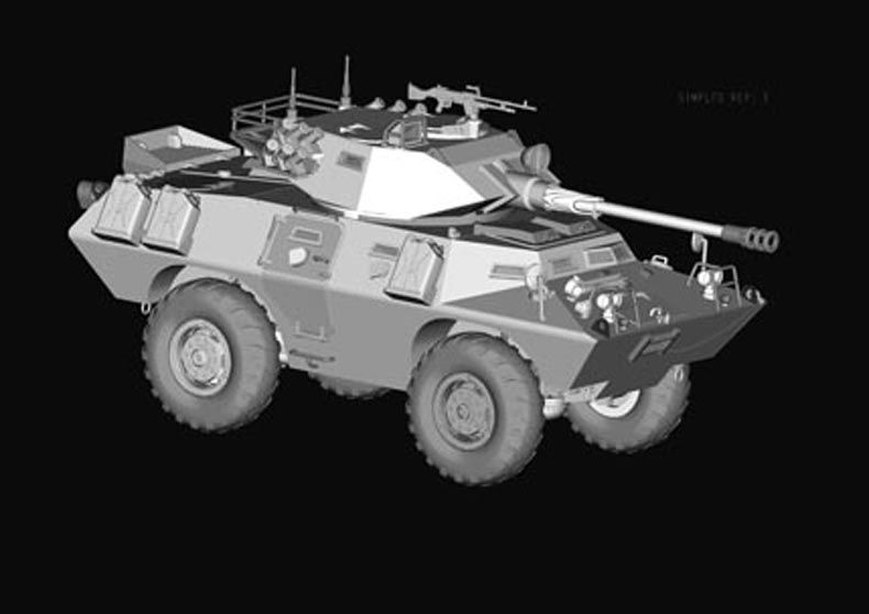 1:35 LAV-150 Commando AFV w/Cockerill 90mm Gun