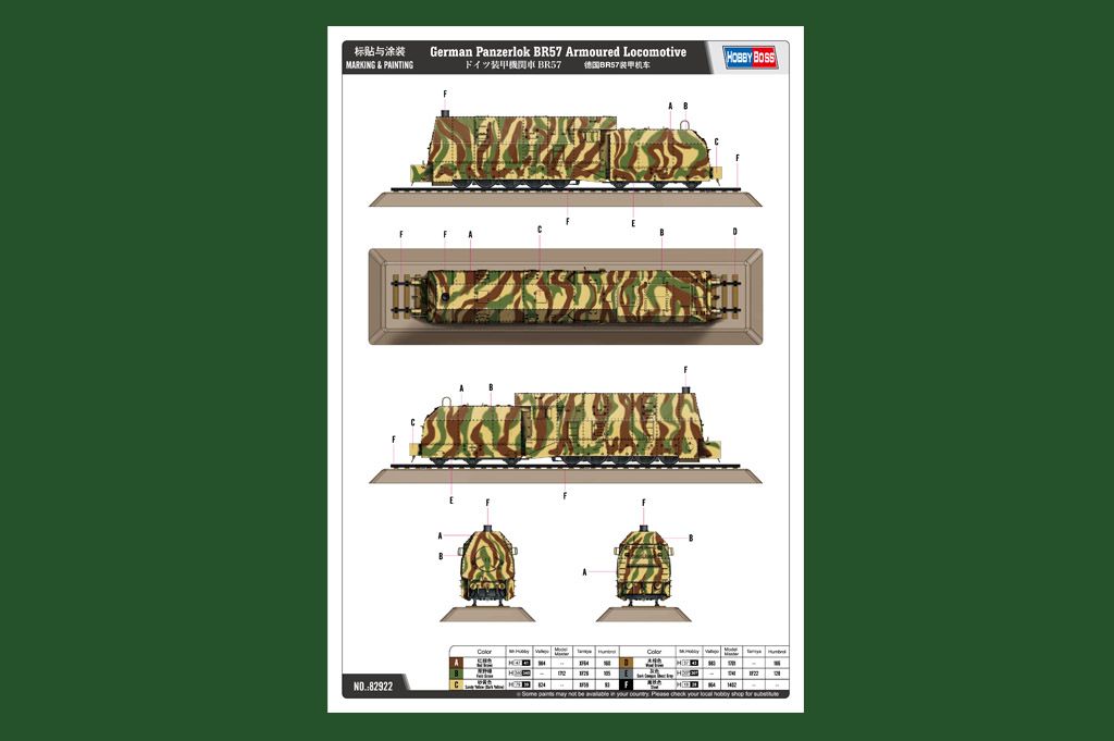 1:72 German Panzerlok BR57 Armoured Locomotive