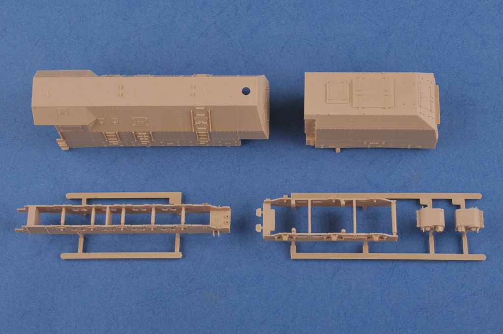 1:72 German Panzerlok BR57 Armoured Locomotive