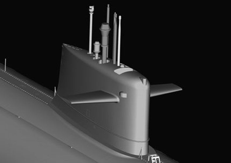 1:350 PLAN Type 091 Han Class Submarine