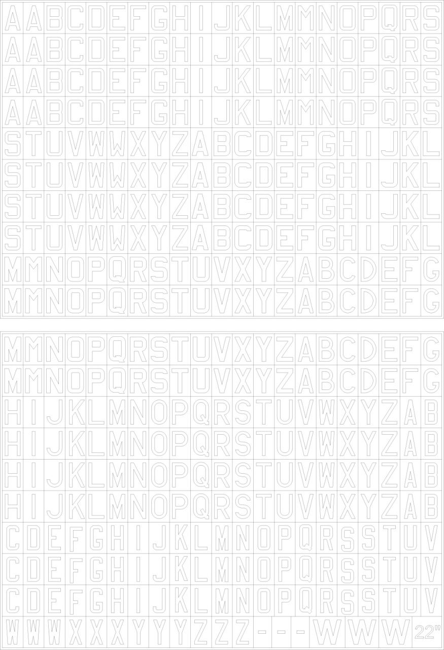 1:48 RAF CODE LETTERS 22