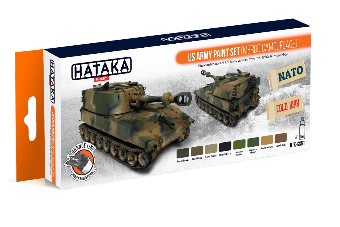 US Army paint set (MERDC camouflage)