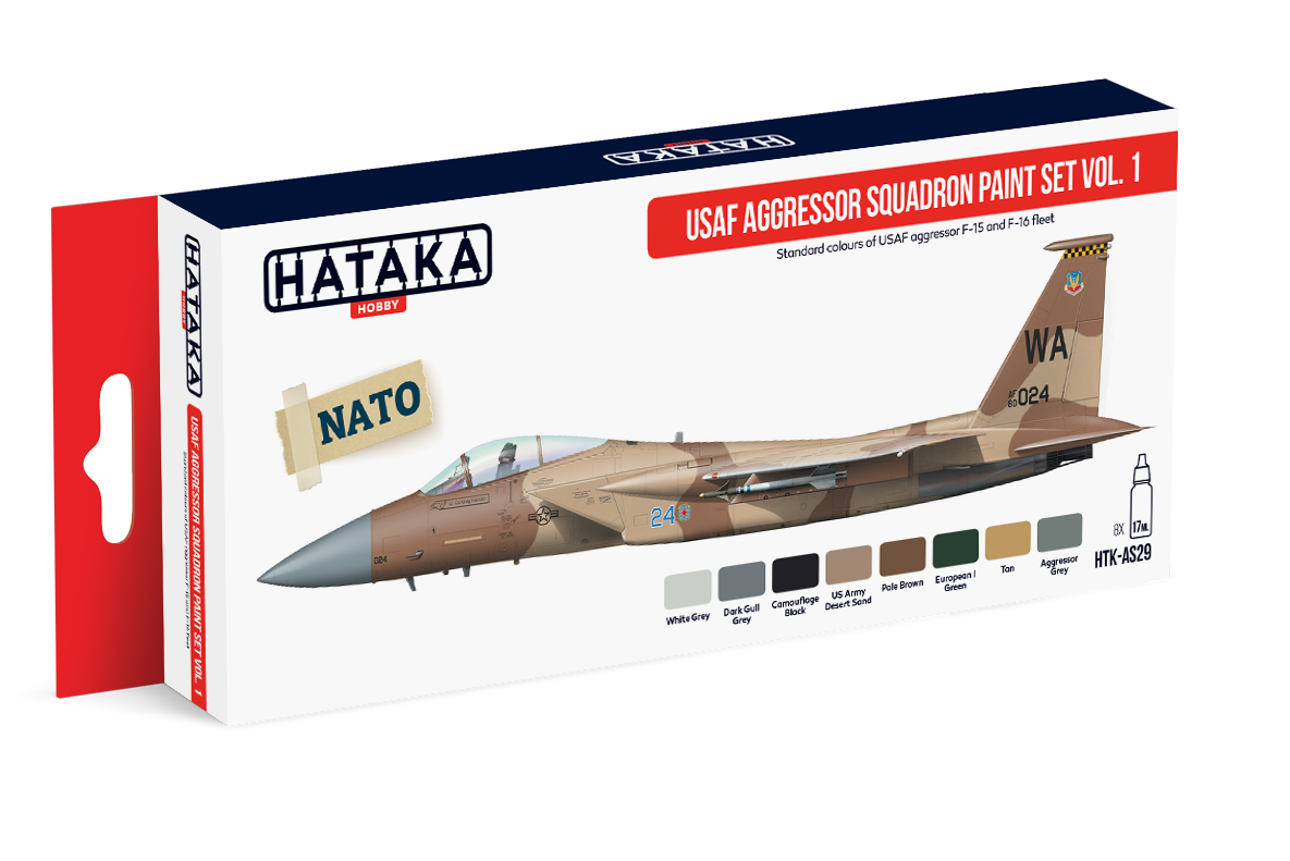 USAF Aggressor Squadron paint set vol. 1