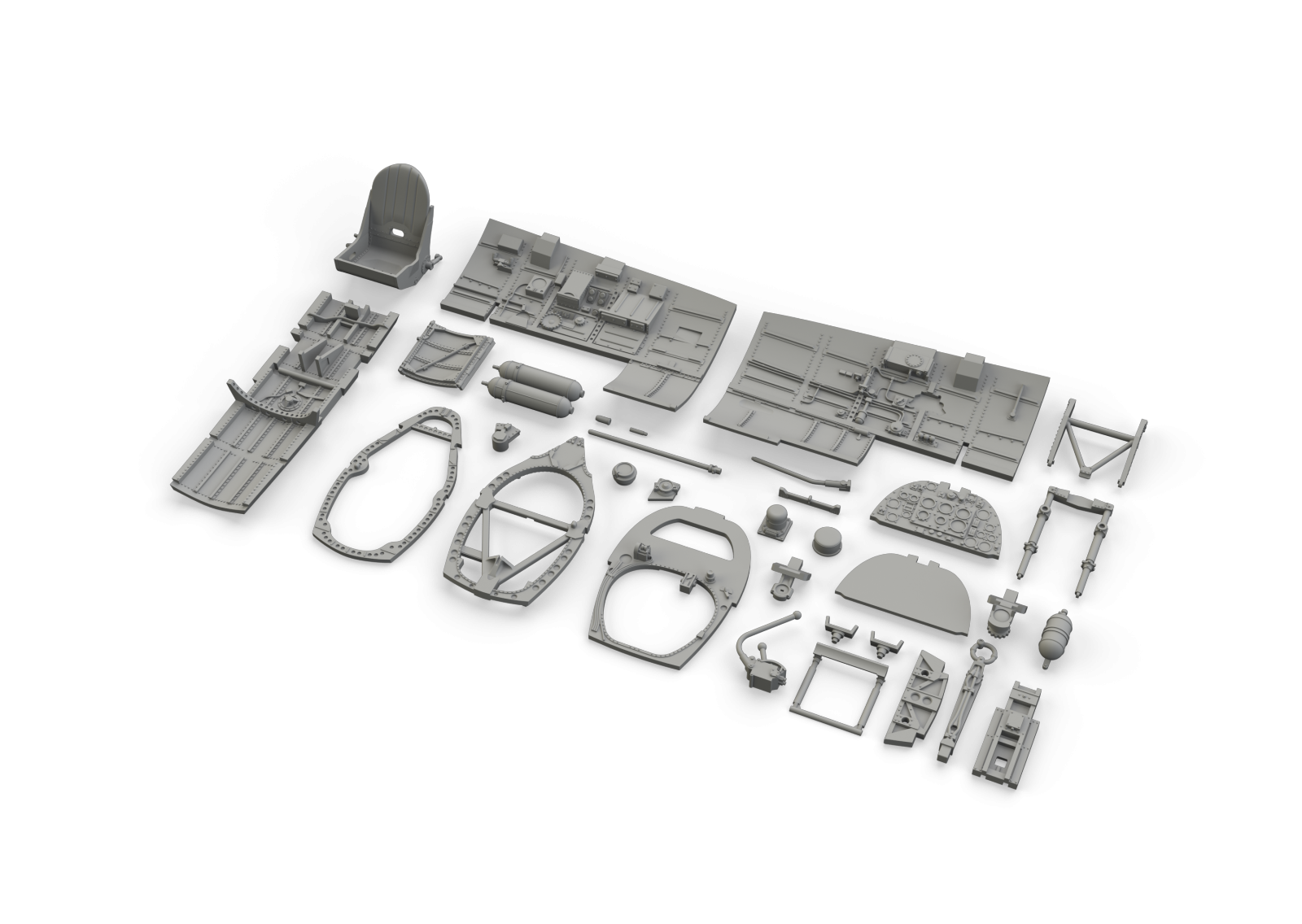 1:48 Supermarine Spitfire Mk.1 cockpit