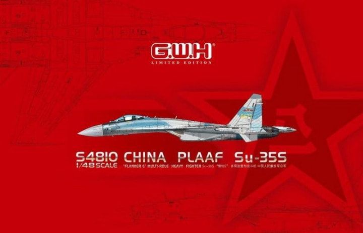 1:48 China PLAAF Su-35S "Flanker E" Multi-Role Heavy Fighter