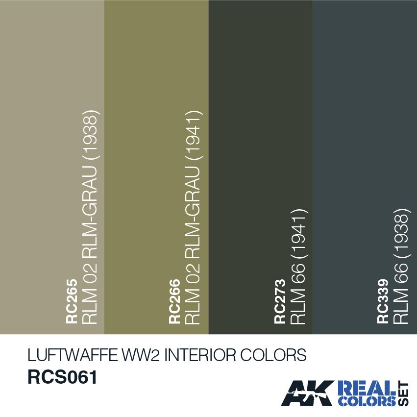 LUFTWAFFE WW2 INTERIOR COLORS [SET]