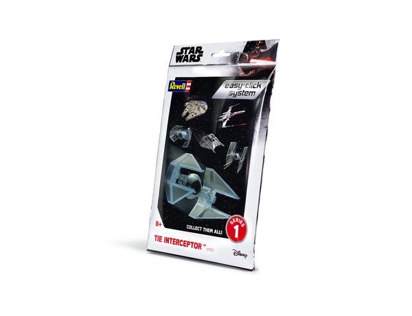 1:90 STAR WARS TIE INTERCEPTOR EASY CLICK MODEL KIT
