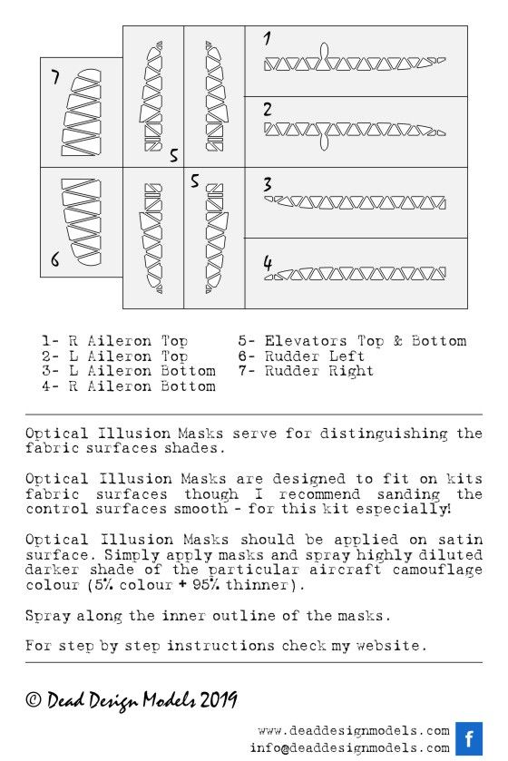 1:72 Tachikawa Ki-36 Ki-36 Ida Control Surfaces
