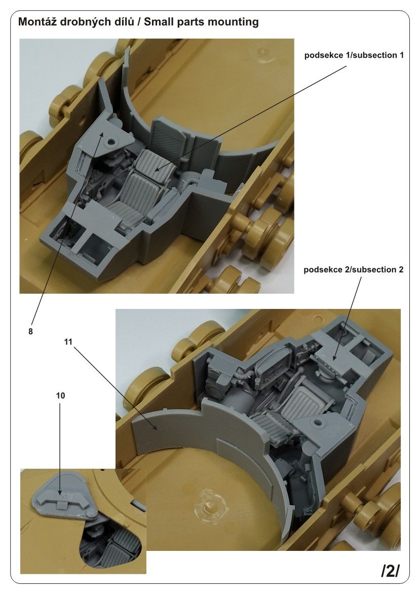 1:48 M1A2 Abrams driver set