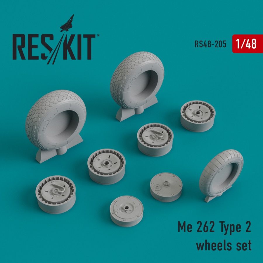 1:48 Messerschmitt Me-262A-1/Me-262B-2 Type 2 wheels