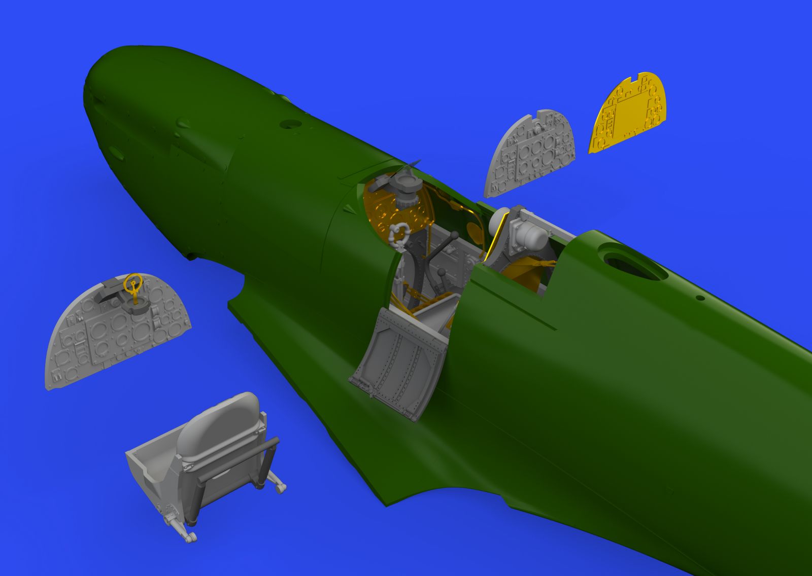 1:48 Supermarine Spitfire Mk.I cockpit