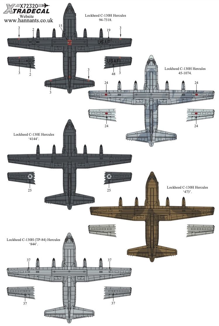 1:72 Lockheed C-130 Hercules Collection Part 1