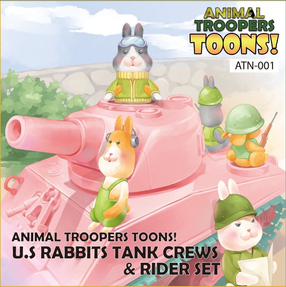 U.S Rabbits tank crews & Rider set