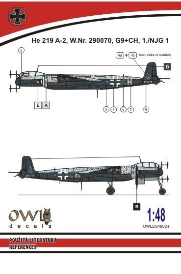 1:48 Heinkel He-219 A-2 G9+CH