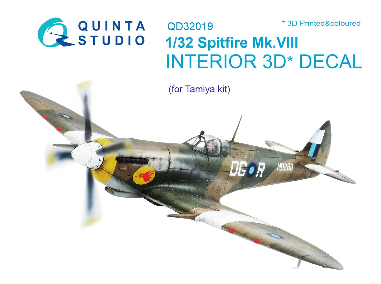 1:32 Spitfire Mk.VIII interior 3D decals