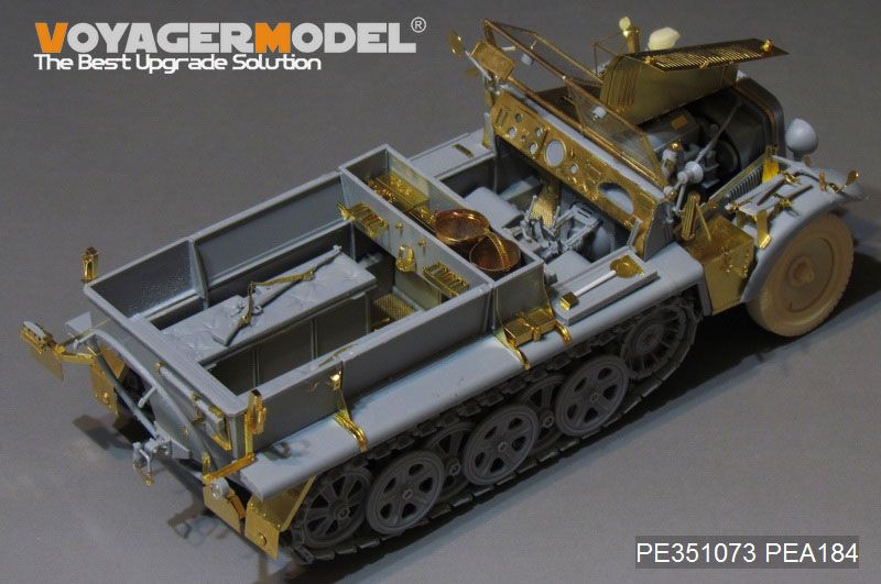 1:35 WWII German Sd.Kfz.10 Asuf.B Half Track Early Version(For DRAGON 6731)