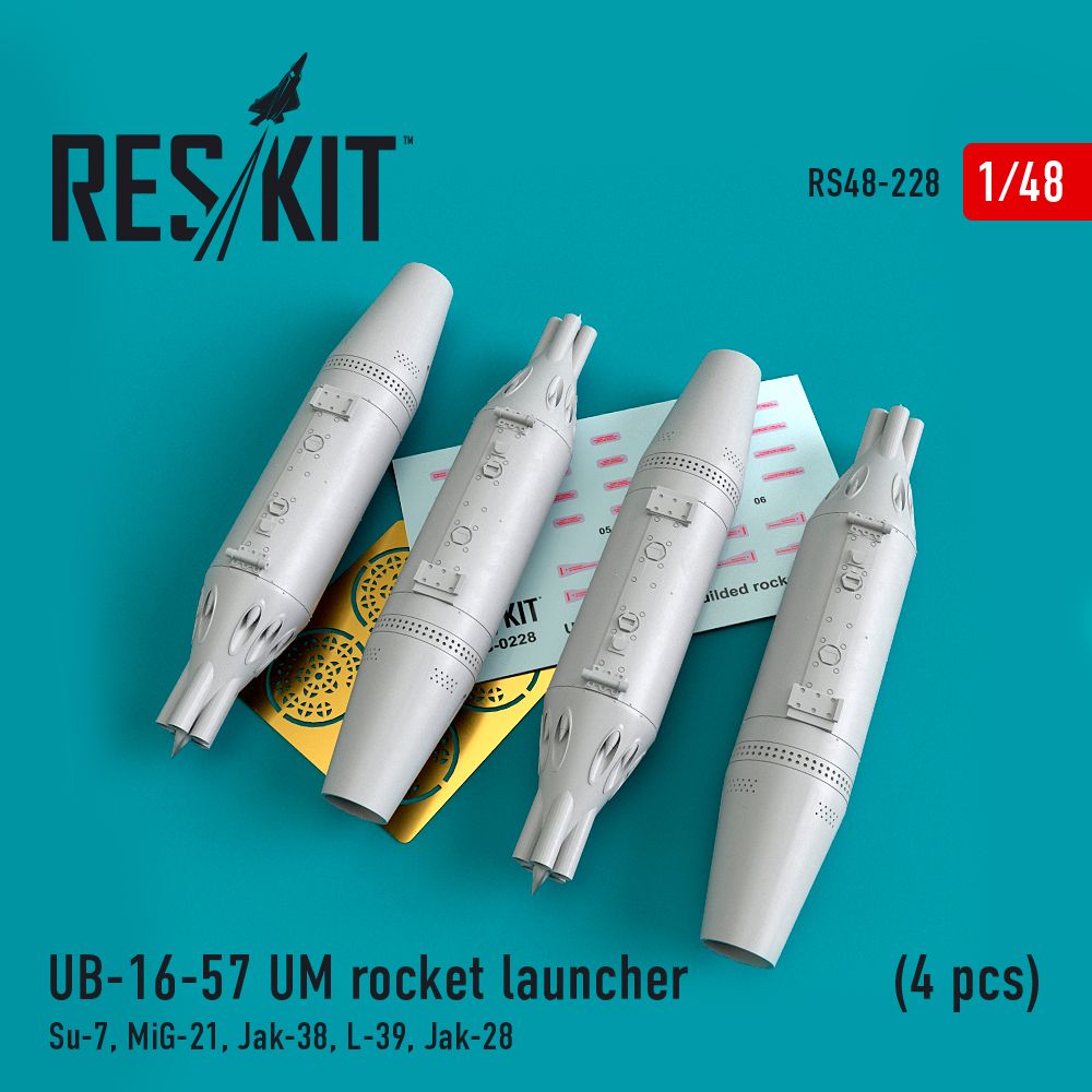 1:48 UB-16-57 UM rocket launcher (4 pcs)