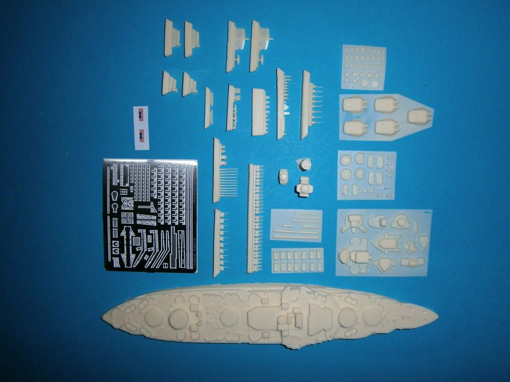 1:700 Battle ship USS Texas 1945