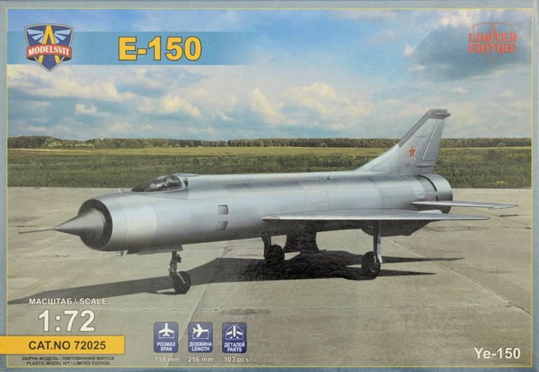 1:72 Ye-150 Soviet interceptor prototype