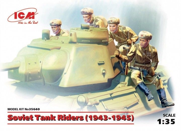 1:35 Soviet Tank Riders (1943-1945)