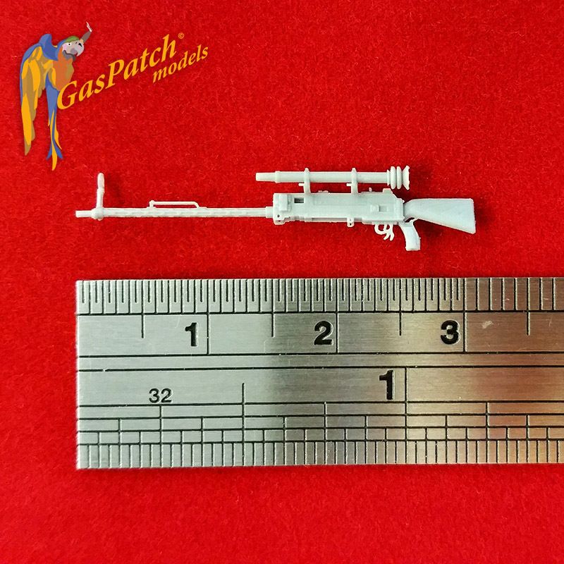 1:48 WWI German Parabellum MG14/17 Machine Guns (2pcs, Resin)
